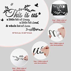 Wall Decor | 3d Acrylic Mirror Wall Stickers Removable Family ...